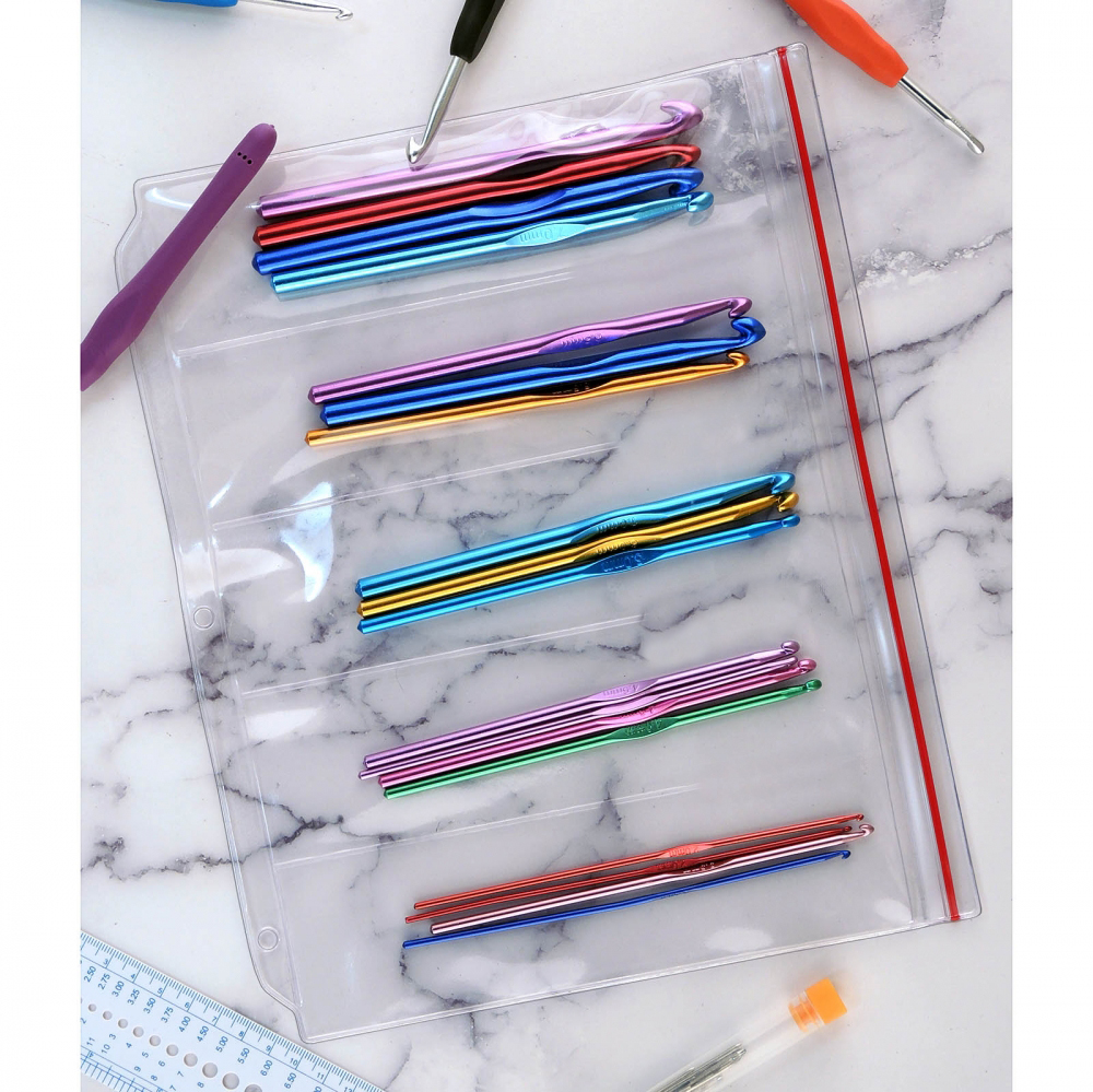 StoreSMART: Zipper Binder Page for Double Point Needles or Thread ...