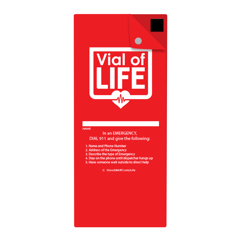 StoreSMART: Vial of Life - Life Pro - 4" x 9" Magnetic Closure Pocket W ...