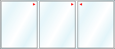 StoreSMART: 6-View / Tri-Fold/Triple Pocket Menu: 8 ½" x 11" per side