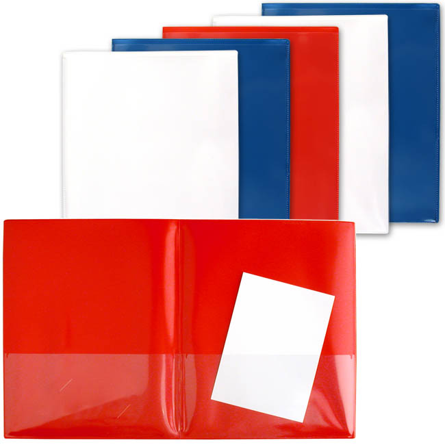 StoreSMART: 6-pack LX Folders Assorted: Patriotic