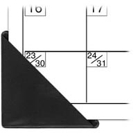Calendar Corners - 3" x 3" - Non-Adhesive - Clear - Made in USA ...